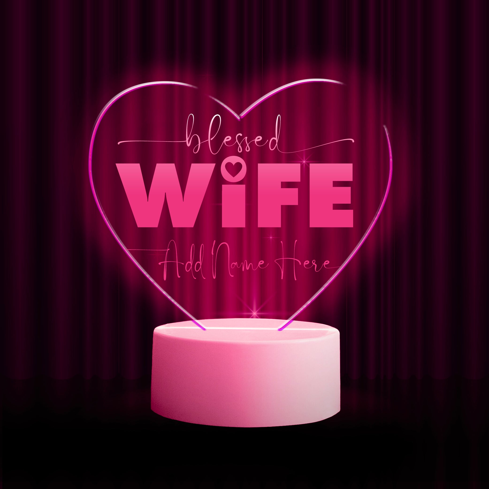 Blessed Wife LED Night Light - Best LED Night Lamp USA Online