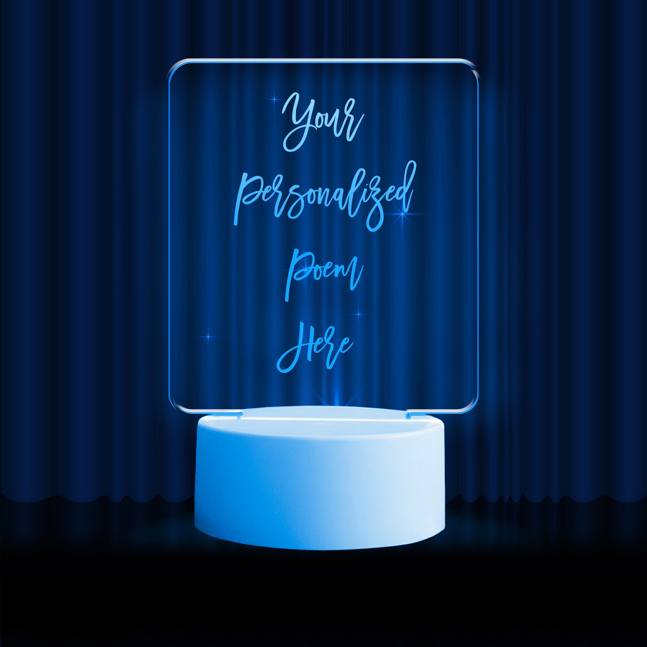 Personalized Poem LED Night Light - Best Personalized Night Light Online