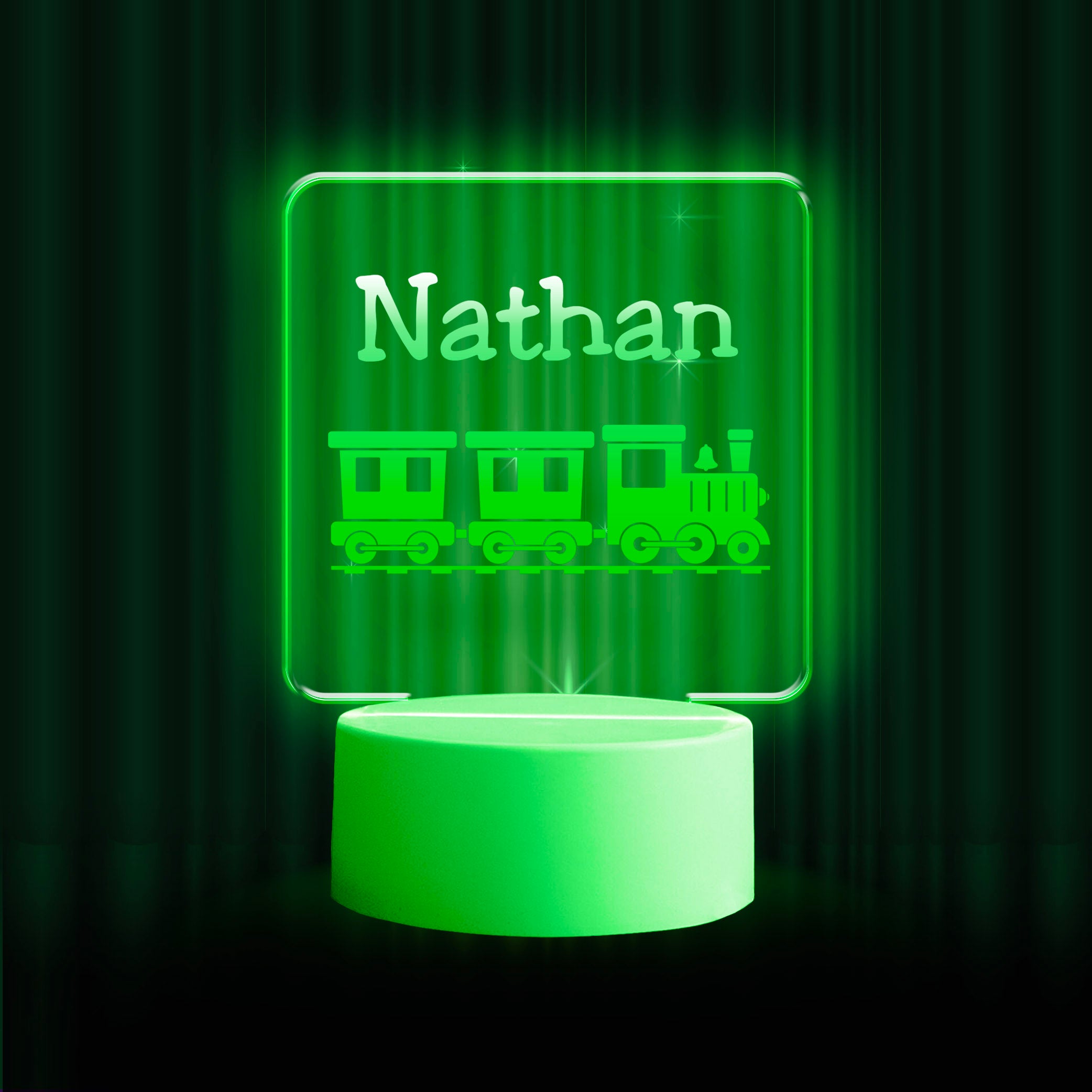 Train LED Night Light - Best Personalized LED Light Online